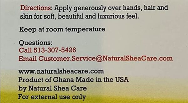 Original – True Shea Unscented 8 oz – Natural Shea Care